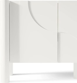 Designová komoda Lunaria 160 cm bílá