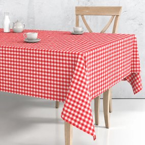 Ubrus PVC Mirabella DC-7400A - Kostičky červené 140cm x 20m