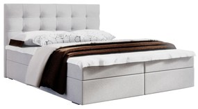 Manželská postel Boxspring 180 cm Fade 2 Comfort (béžová) (s matrací a úložným prostorem). 1055884
