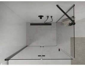 Mexen Lima skládací sprchový kout 90 x 120 cm, Průhledné, Černá - 856-090-120-70-00