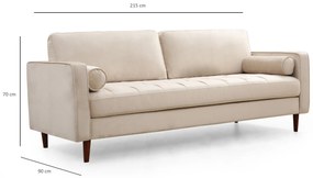 Hanah Home Třímístná pohovka ROME béžová 560ARE1331