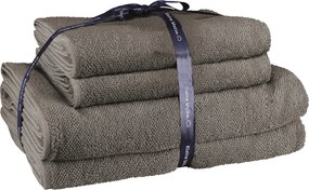XXXLutz SADA RUČNÍKŮ, 50x100/70x140 cm, antracitová Kleine Wolke - Ručníky - 003342076401