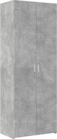 Úložná skříňka betonově šedá 70x42,5x225 cm kompozitní dřevo 3281325