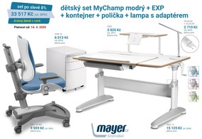 Mayer CZ Dětský set MyChamp modrý + EXP Mega