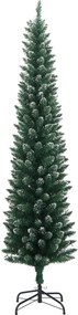 Umělý úzký vánoční stromek s 300 LED 180 cm 3315760