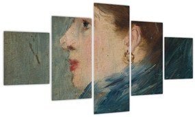 Obraz - Edouard Manet, Portrait of a Lady, reprodukce (125x70 cm)