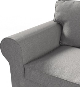 Potah na pohovku IKEA  Ektorp 3-místná, rozkládací STARÝ MODEL PIXBO barva šedá látka pletený vzor