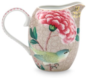 Pip Studio Blushing Birds mlékovka 250ml, khaki (mlékovka 250ml)