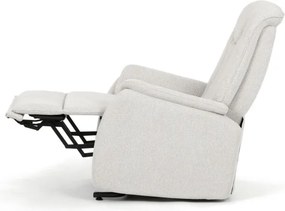 Polohovací křeslo béžové, elektrické TV-L8963 CRM2