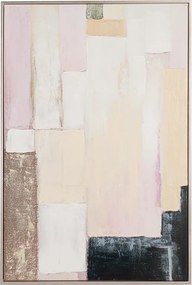 BIZZOTTO Obraz v rámu 120 x 80 cm růžovo-béžový 0245267