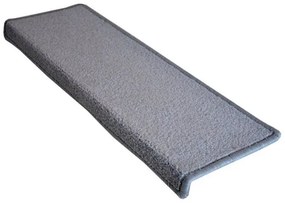 Vopi Nášlapy na schody Eton šedý obdélník, samolepící - 24x65 obdélník (rozměr včetně ohybu)