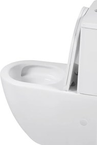 Erga Torre, WC kombi mísa 620x385x835 mm, Tornado 2.0 + toaletní sedátko, bílá lesklá, ERG-V03-TORRE-TO2-WH