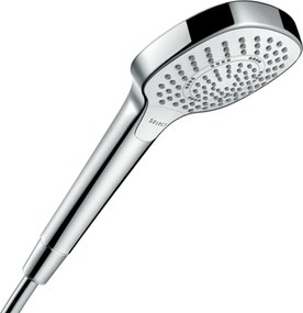 Hansgrohe Croma Select E, ruční sprcha Multi EcoSmart 9 l/min, bílá/chromová, HAN-26811400