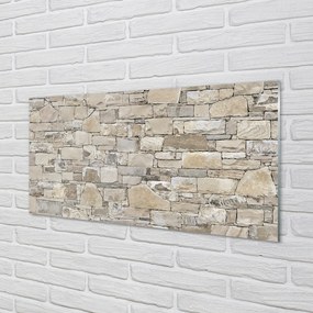 akrylový obraz Kamenná zeď wall 140x70 cm