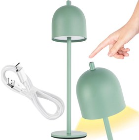 Toolight Toolight, bezdrátová noční USB lampa APP1361-T, zelená matná, OSW-08624