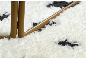 Kusový koberec Catal krémovočerný 200x290cm