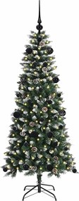 Umělý vánoční stromeček Zelená 150 cm PVC, plast a ocel 3395809