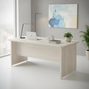 Ergonomický stůl TopOffice 180 x 94,8 cm, pravý, akát světlý