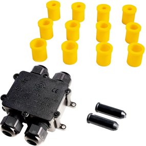 IMPR 930575 Deko-Light Outdoor Multi 4-násobný-rozbočovač pro 2-4 kabel 4-14 mm, 0.5-4 mm², max. 450V AC/24A