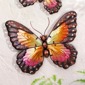 Nástěnná dekorace Motýl Farfalla, 35 cm