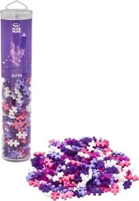 PLUS-PLUS Stavebnice Glitter Mix / Tuba / 240 dílků