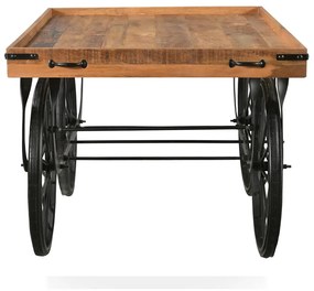 Massive home | Odkládací retro vozík Wood Cart VÝPRODEJ