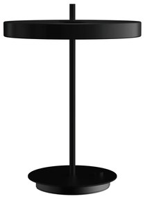 Černá kovová LED stmívatelná stolní lampa s kovovým stínidlem (výška 41,5 cm) Asteria Table – UMAGE