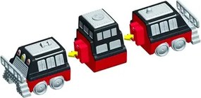 MALBLO Magnetická stavebnice Vláčky a lokomotivy / magnetická / 3 ks /