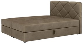 Expedo Čalouněná postel boxspring SCARLETT + topper, 180x200, itaka 33