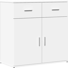 Příborníky 2 ks bílé 79 x 38 x 80 cm kompozitní dřevo 3276616
