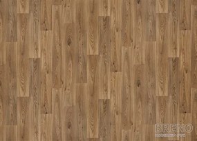 Breno PVC AMBIENT Gambel Oak 662M – tmavé dřevo, šíře 300 cm