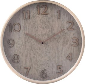 Nástěnné hodiny béžovošedé, 38 cm