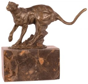 Bronzová socha soška - Puma panther