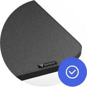 SENSE7 Nomad Basic černá / Herní stůl / 120 x 60 cm