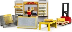 Bruder 62251 Bworld - DHL obchod s ručním paletovým vozíkem / 1:16 / o