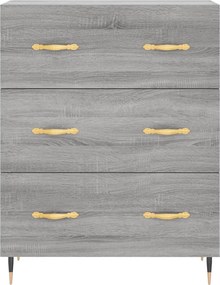 Skříň highboard šedá sonoma 69,5 x 34 x 180 cm kompozitní dřevo 3199735