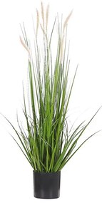 Umělá rostlina v květináči 87 cm REED PLANT Beliani