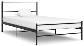 Rám postele černý kovový 90 x 200 cm,  286496 HangarStore.cz