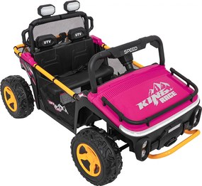 Ramiz Elektrická bugina UTV SPEED pro děti růžová