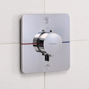 Hansgrohe ShowerSelect Comfort Q, termostat pod omítku pro 2 spotřebiče, chromová, HAN-15583000