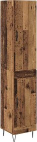 Vysoký bufet Staré dřevo 34,5 x 34 x 90 cm Kompozitní dřevo 3402721