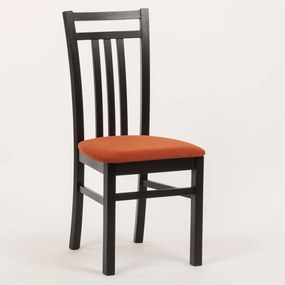 Stima Židle LOTY černá (lak) VELVET terracotta 44