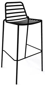 GABER - Barová židle LINK - vysoká, černá