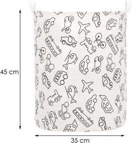 Úložný koš 55l, dopravní prostředky SPRINGOS HA0123