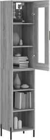 Skříň highboard šedá sonoma 34,5 x 34 x 180 cm kompozitní dřevo 3199375
