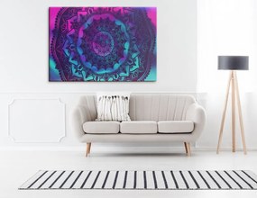 Malvis ® Obraz Vesmírně duhová mandala Velikost: 120x80 cm