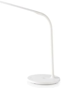 Nedis LTLGQ4M2WT - Stm. lampa s bezdr. nabíjením Qi LED/5,5W/230V 2700-6500K