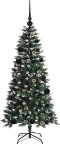 Umělý vánoční stromeček Zelená 120 cm PVC, plast a ocel 3395797