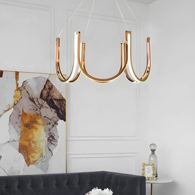 Toolight Závěsné LED osvětlení Modern D11 APP1749-CP zlaté