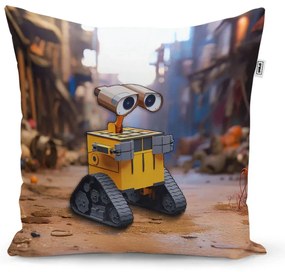 Sablio Polštář Wall-E robot Město - 40x40 cm